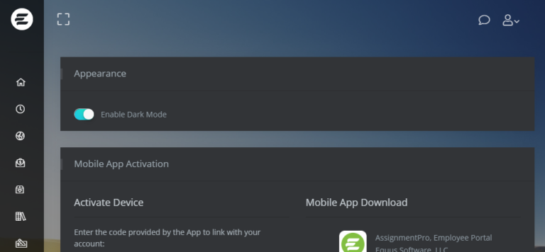 AssignmentPro 19.6 Features: Dark Mode | Equus Software