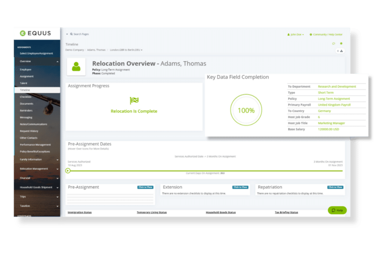 Global Mobility Management - The Equus Platform