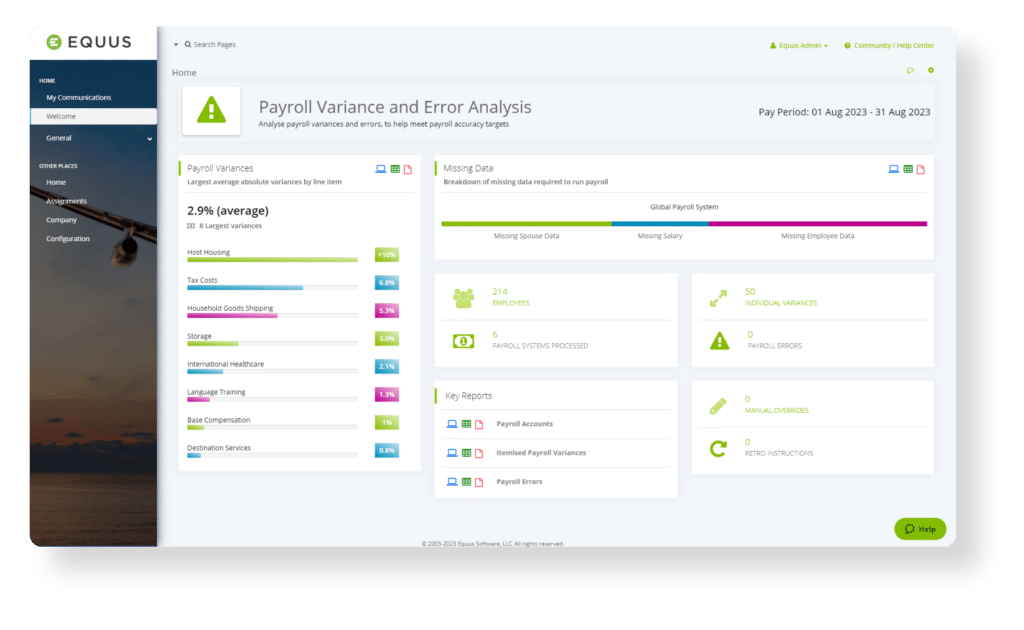 Reporting and Analytics | Equus Software